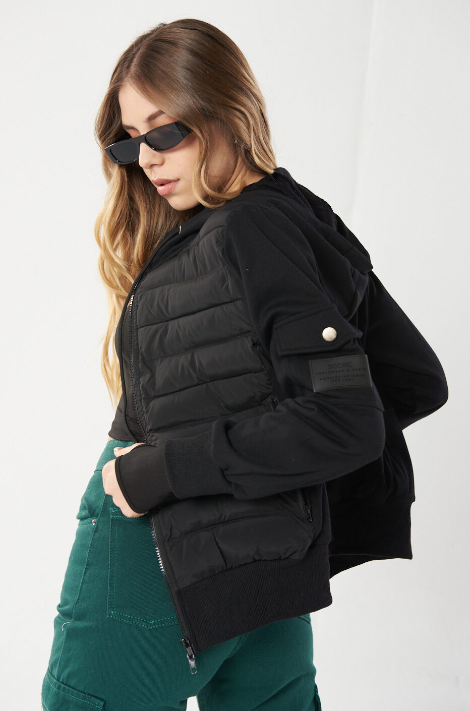 PUFFER COMBI CAPUCHA - Sochic